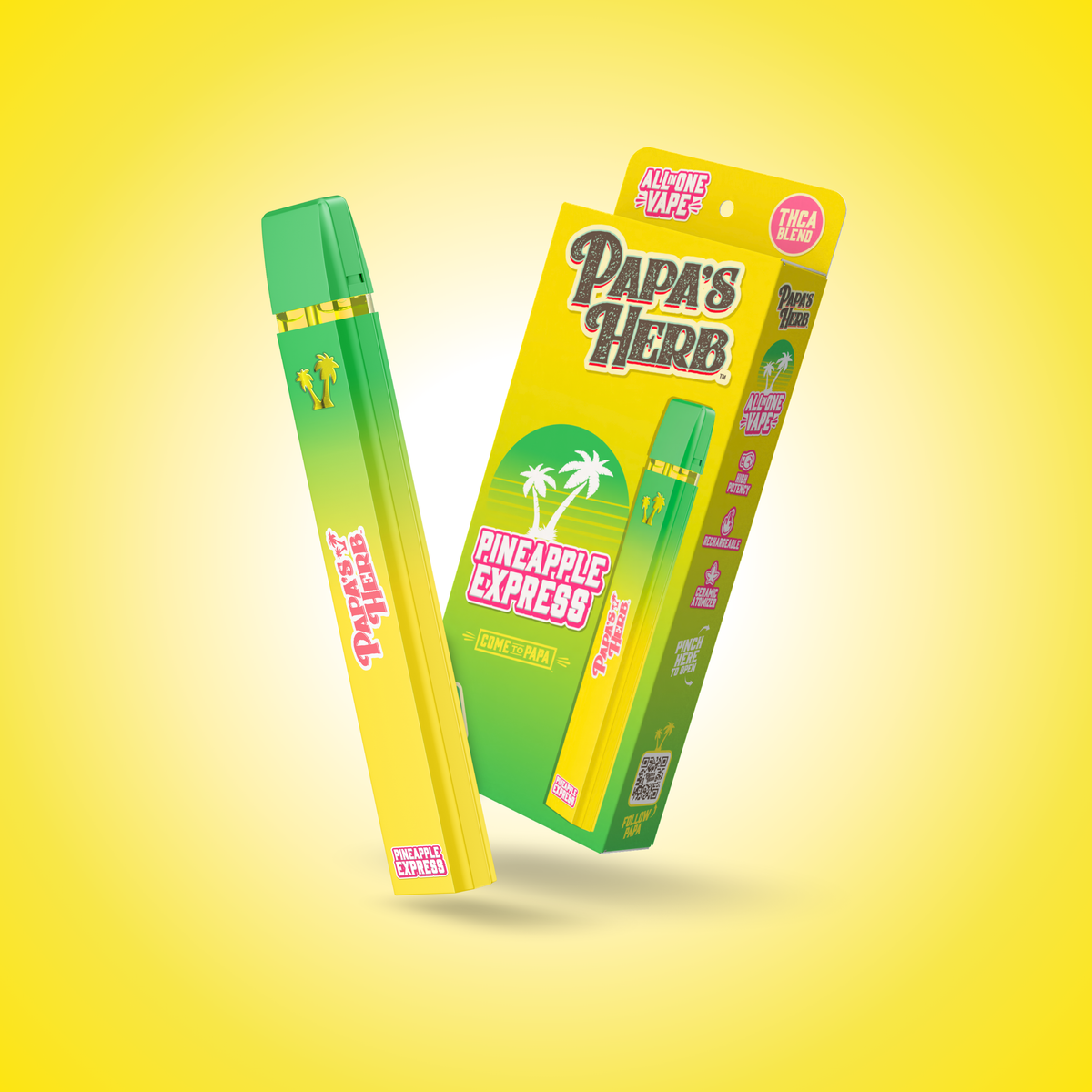 THCa Pineapple Express Disposable Vape – Papa's Herb